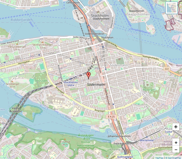 stockholm-karta-Södermalm | Stockholm karta